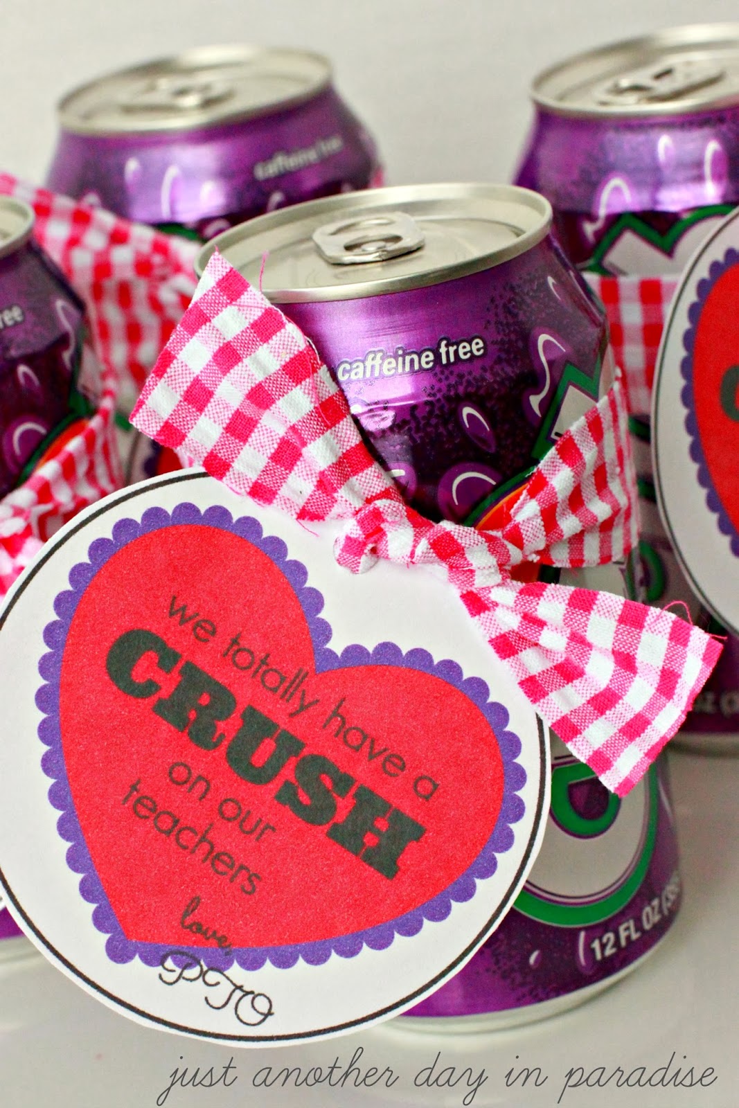 Larissa Another Day: CRUSH Teacher Valentine (Printable)