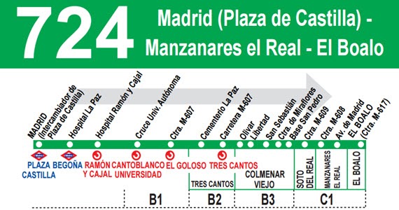 Mejora en el servicio de la línea 724 de autobuses interurbanos | es ...