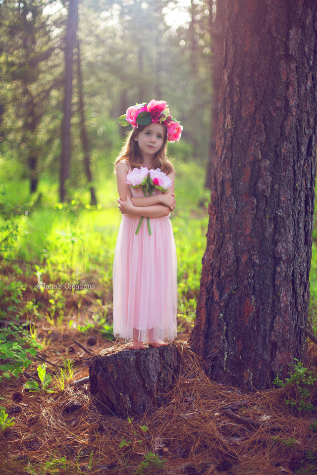 Jana's Creations: The most beautiful 7 yr old I know......