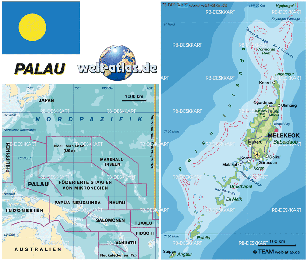 MAPS OF PALAU