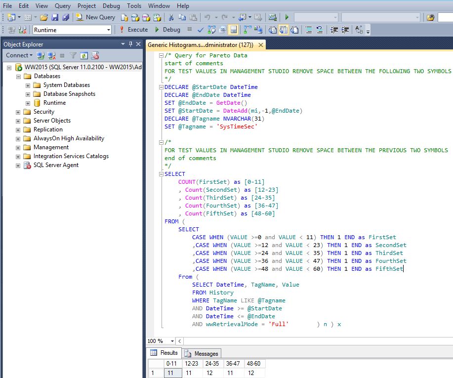 Wonderware: Using a Microsoft Chart for Histogram into Wonderware ...