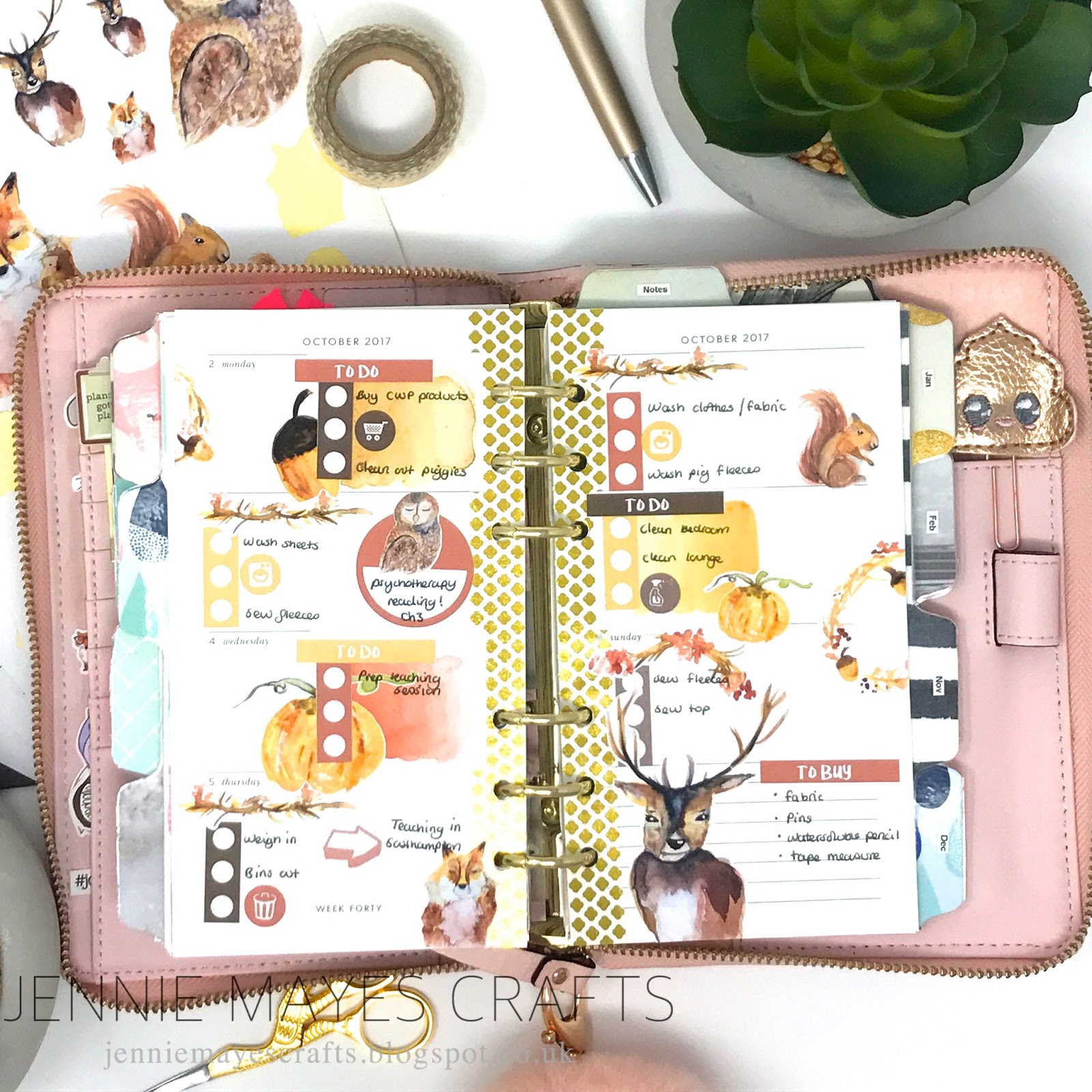 Mrs Brimbles: Autumn Planner Pages