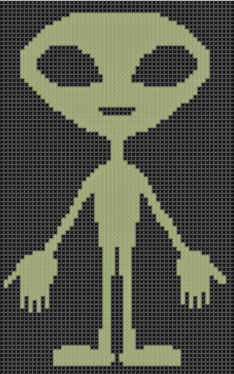 Mother Bee Designs: Alien 3 Cross Stitch Pattern