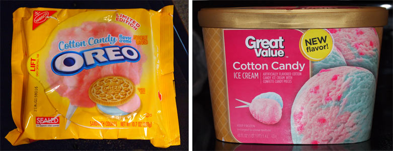 On Second Scoop: Ice Cream Reviews: Cotton Candy Oreos, G.V. Cotton ...