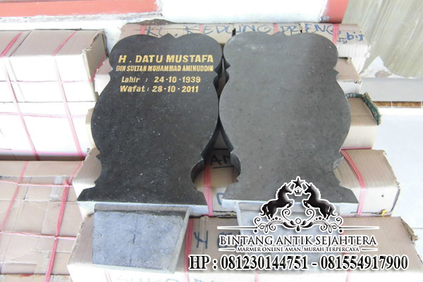 40 Model Batu Nisan Makam Kuburan Islam dan Kristen Terbaru - Model ...