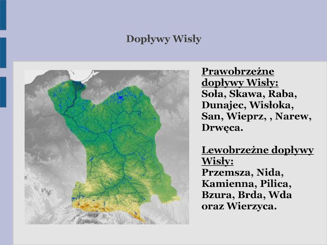 Dorzecza i dopływy Wisły i Odry