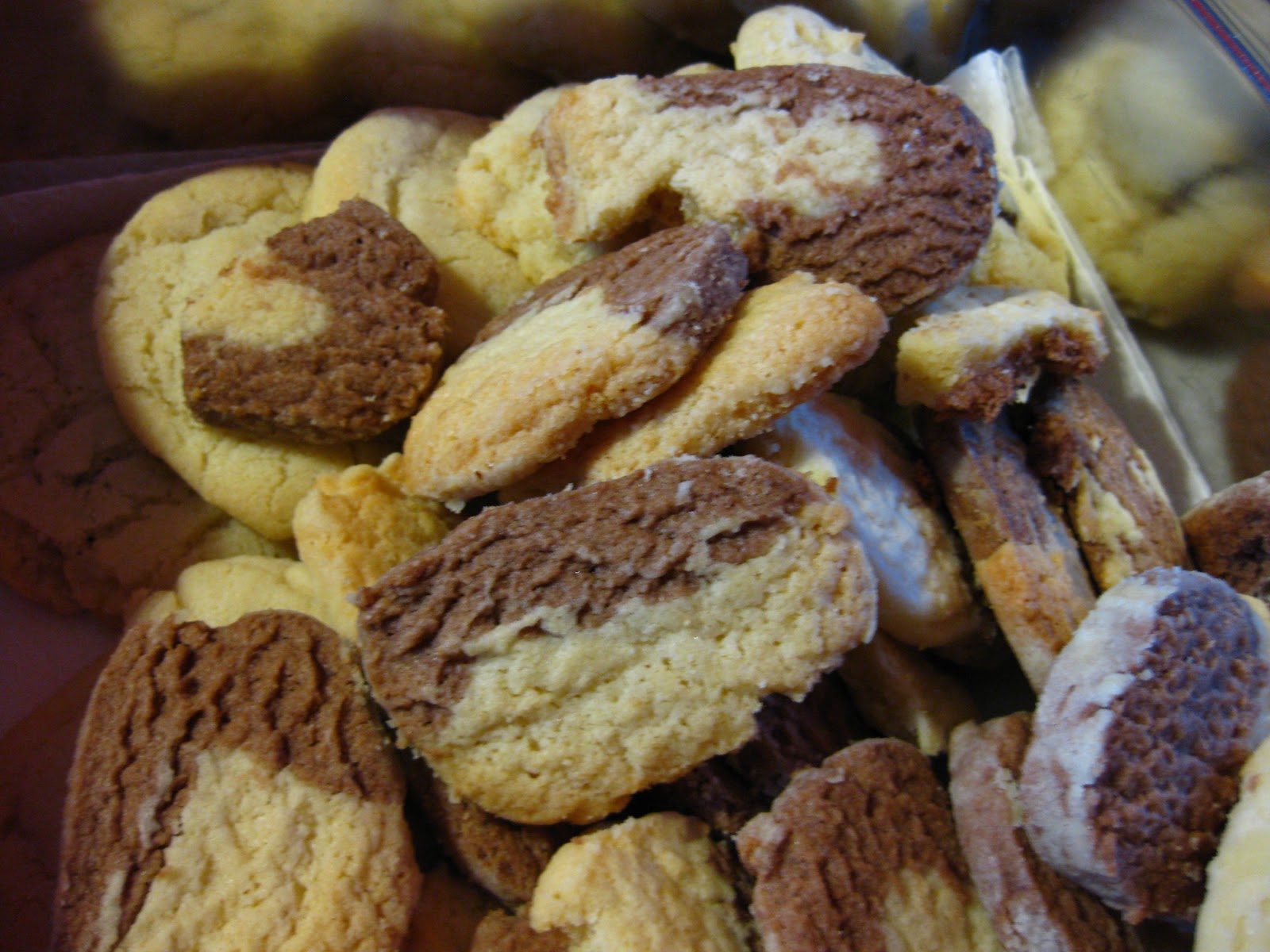 Cucino con voi: Biscotti bicolore e versione ripiena