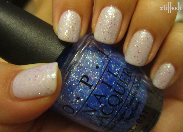 xtiffeeh: Essie Ballet Slippers + OPI Last Friday Night