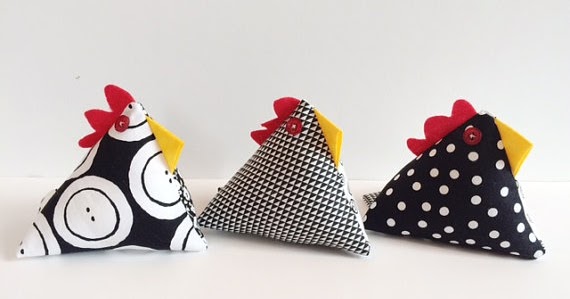 Pin Cushion Sewing Pattern Chicken