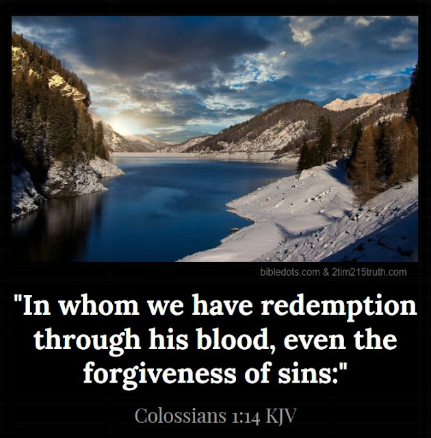 2 Timothy 2:15 Truth: Verse of the Day: Colossians 1:14 KJV