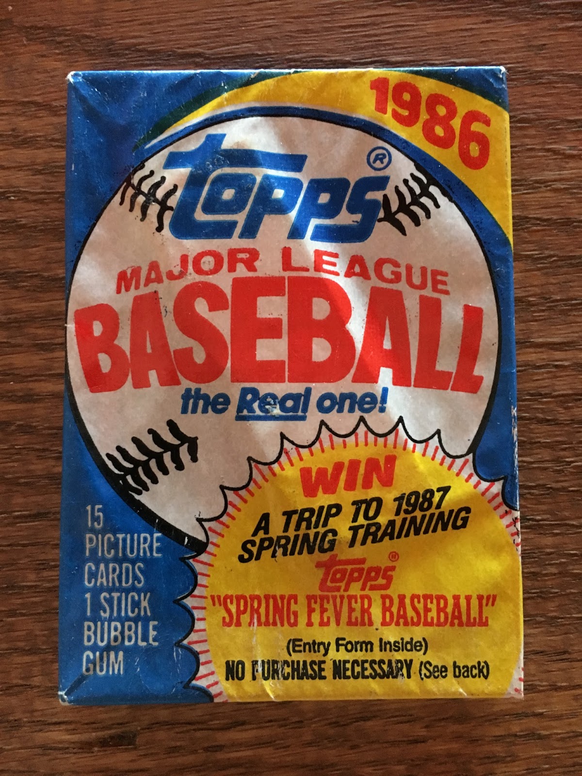 Cardboard Clubhouse: Back Packs: 1986 Topps