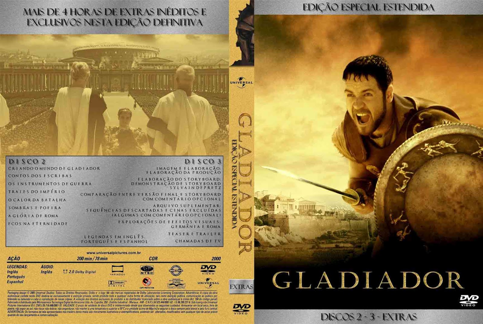 Gladiator (2000) ~ Movie Cover