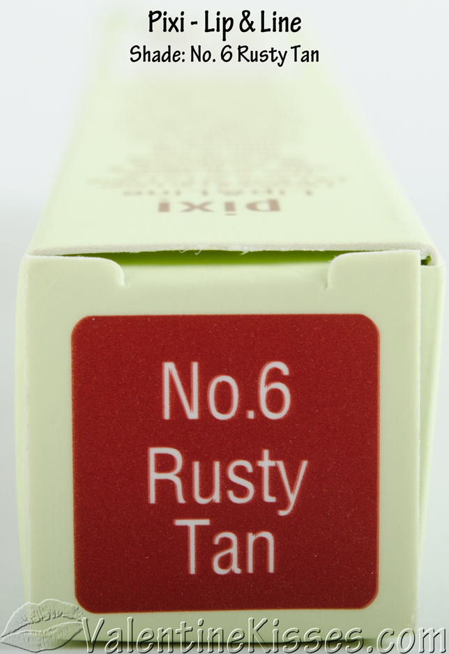 Valentine Kisses: Pixi Beuty Lip & Line in No. 6 Rusty Tan - swatches ...