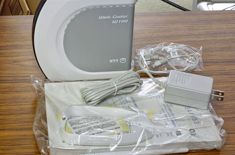 電算機孝行: NTT Web Caster W100 無線LANルータを入手