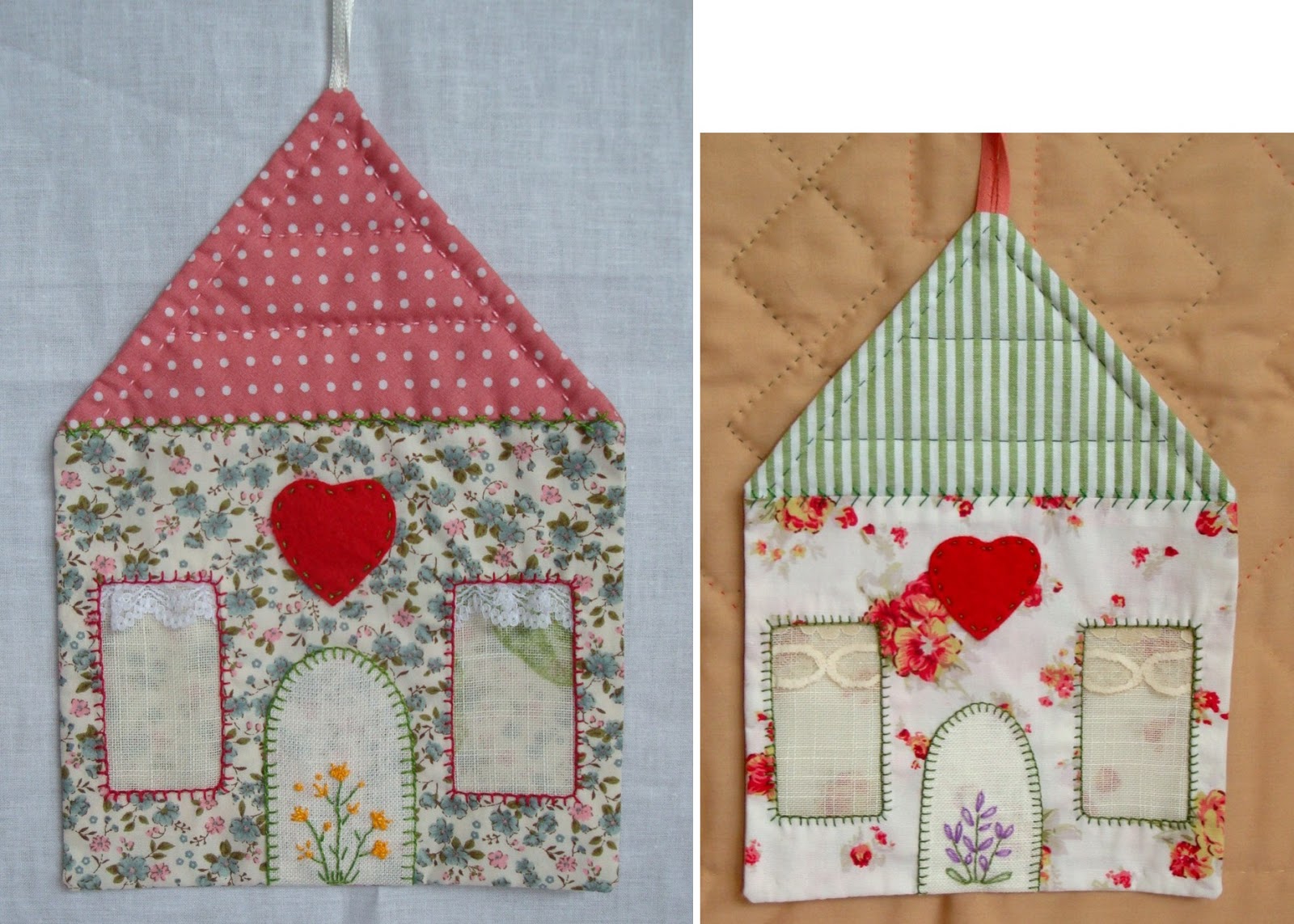 Artículos de Patchwork : CASITAS PERFUME DE PATCHWORK