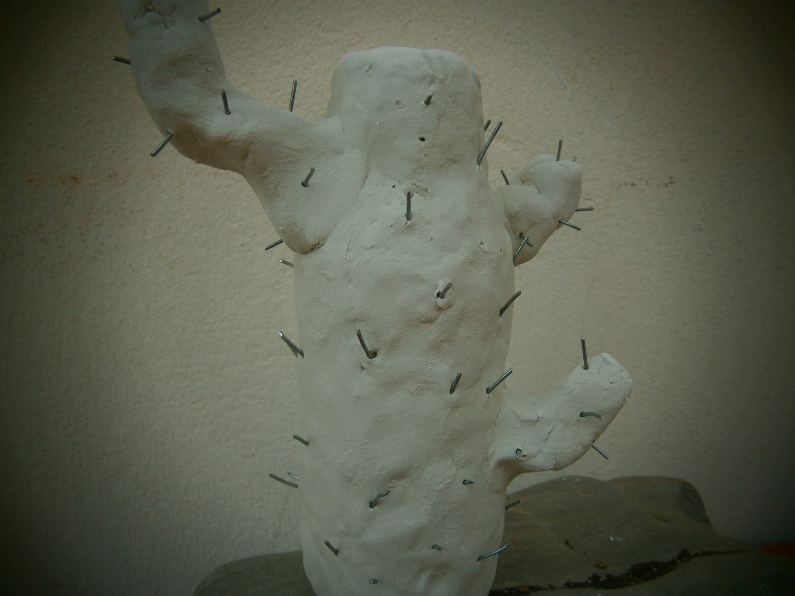 Olga's dreamland: Diy project - How to make clay cactus vase