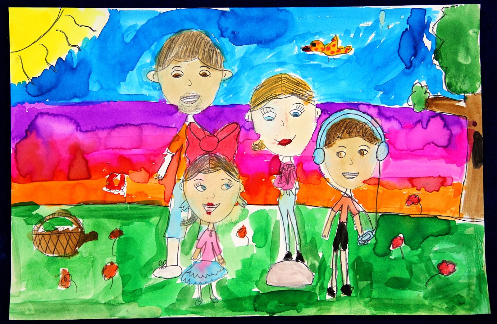 smART Class: Watercolor Family Paintings