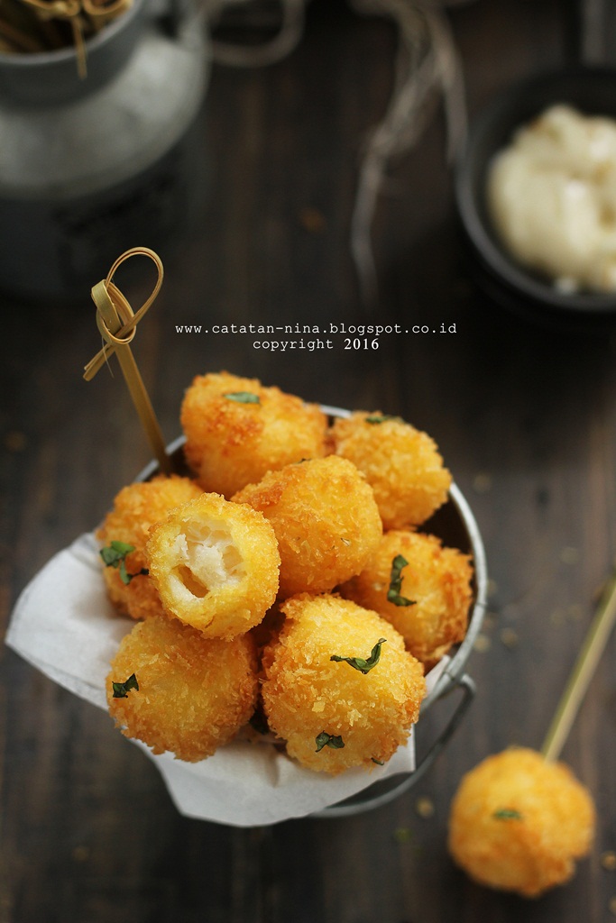 CHEESY FISH BITES - Resep Elegan