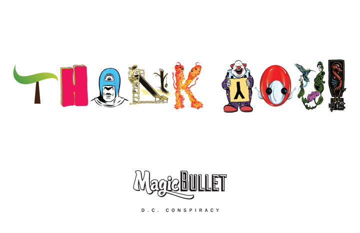 Curls Studio: Magic Bullet #6 Thank You Card