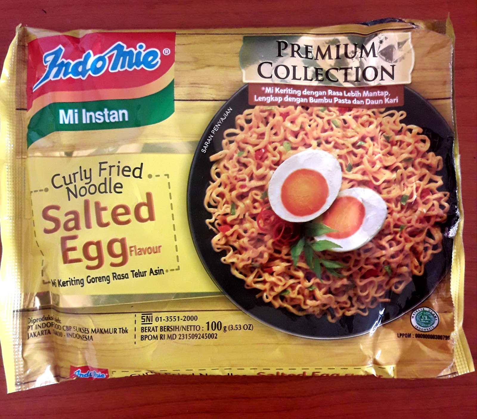 Salrini's Sweet, Sour And Spicy Notes: REVIEW: INDOMIE’S SALTED EGG FLAVOR
