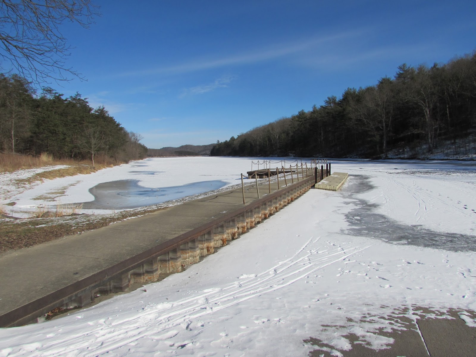 Random Raystown Lake Region: A Steam Locomotive, Frozen Lake, Scenic ...