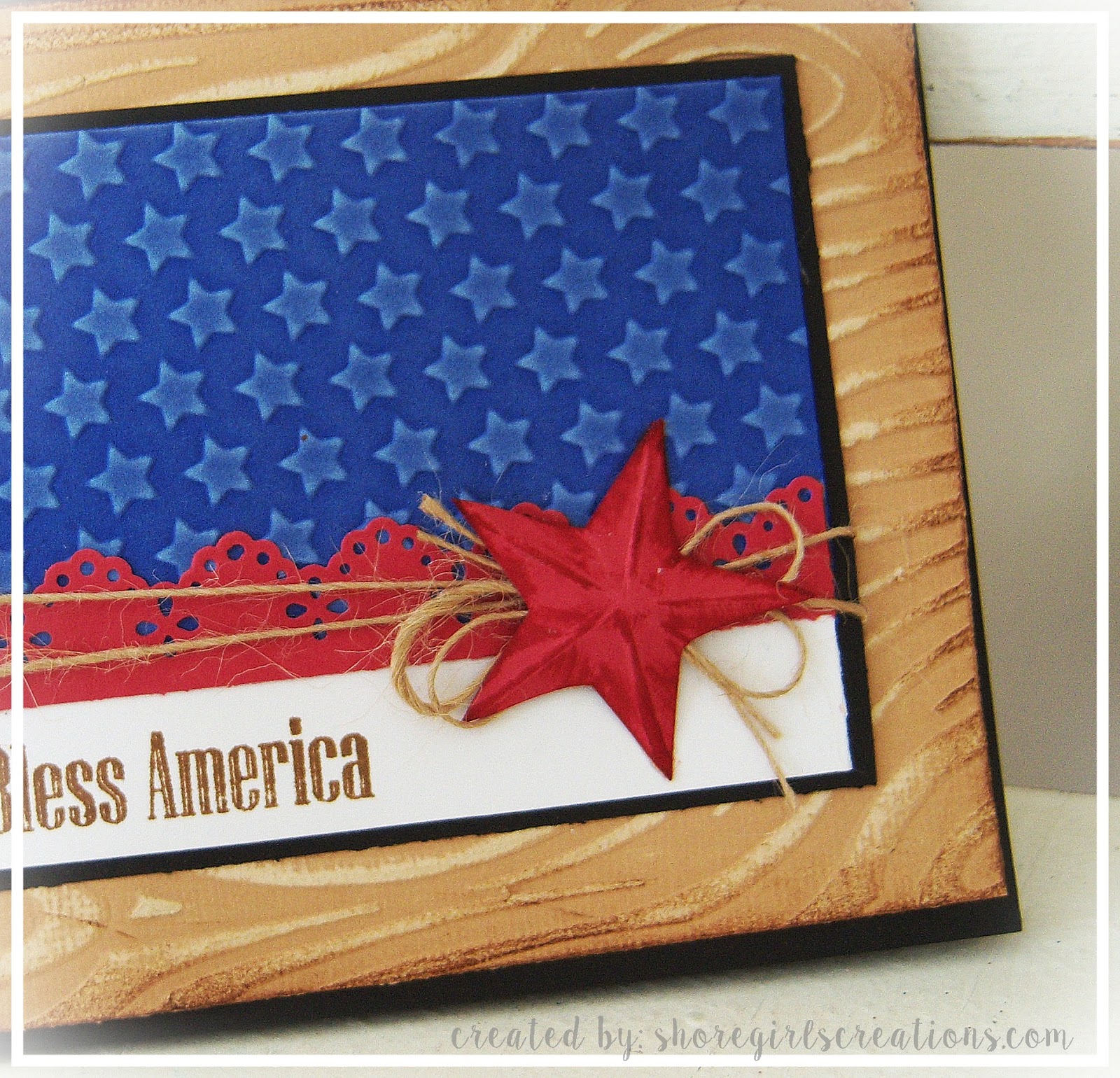 Shoregirl's Creations: Patriotic 3D Star Template