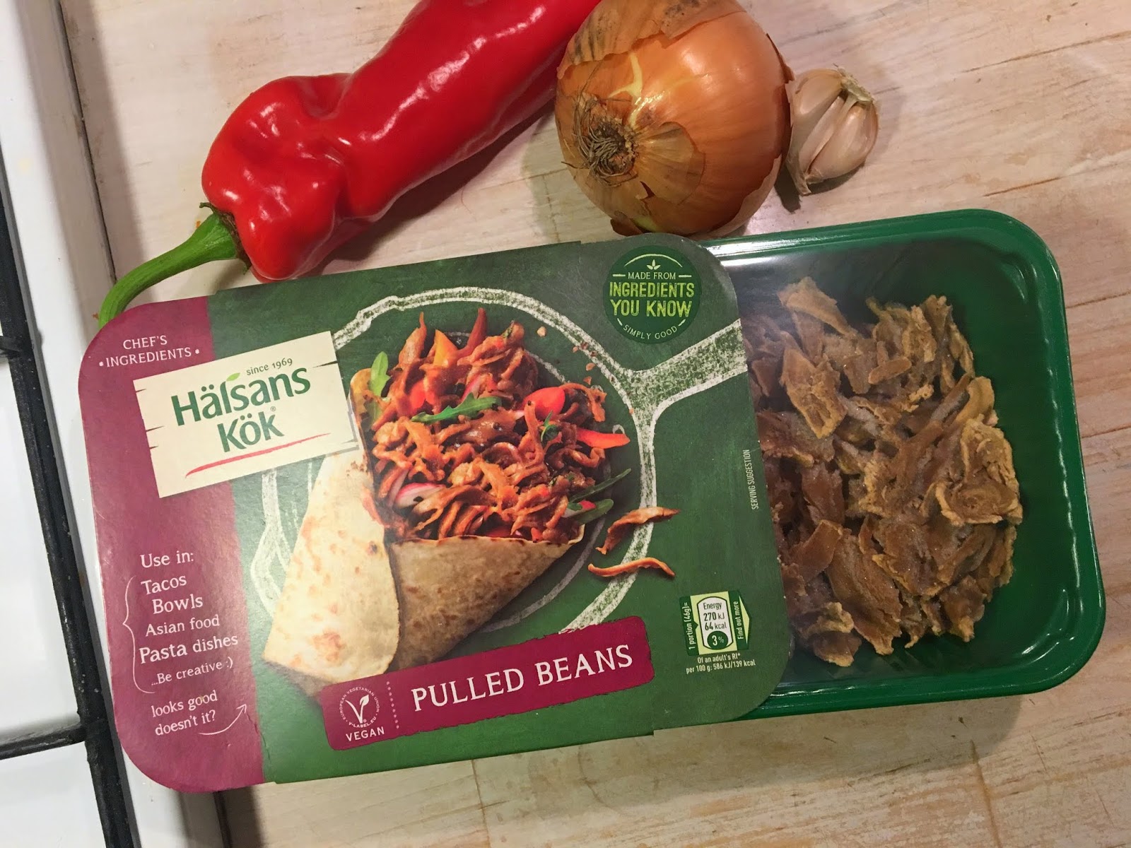 The VegHog: Pulled bean pitas