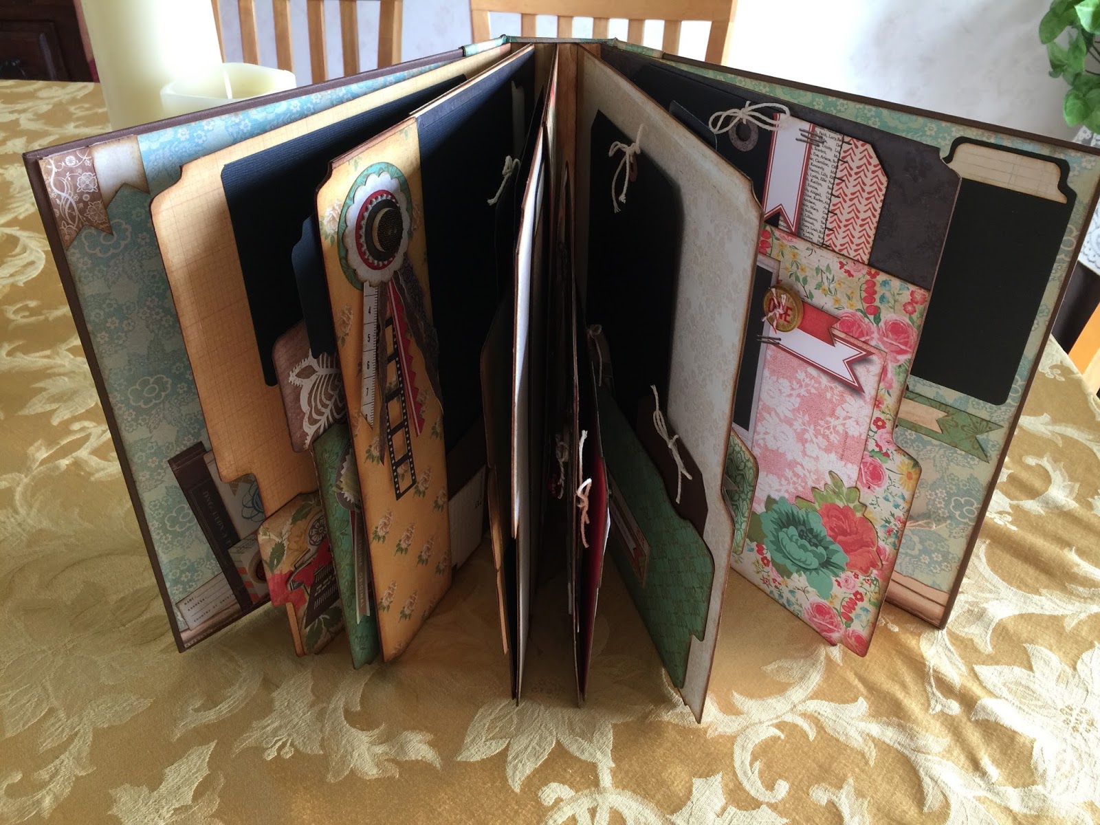 A Creative Operation: "Memories" File Folder Album, Part 3