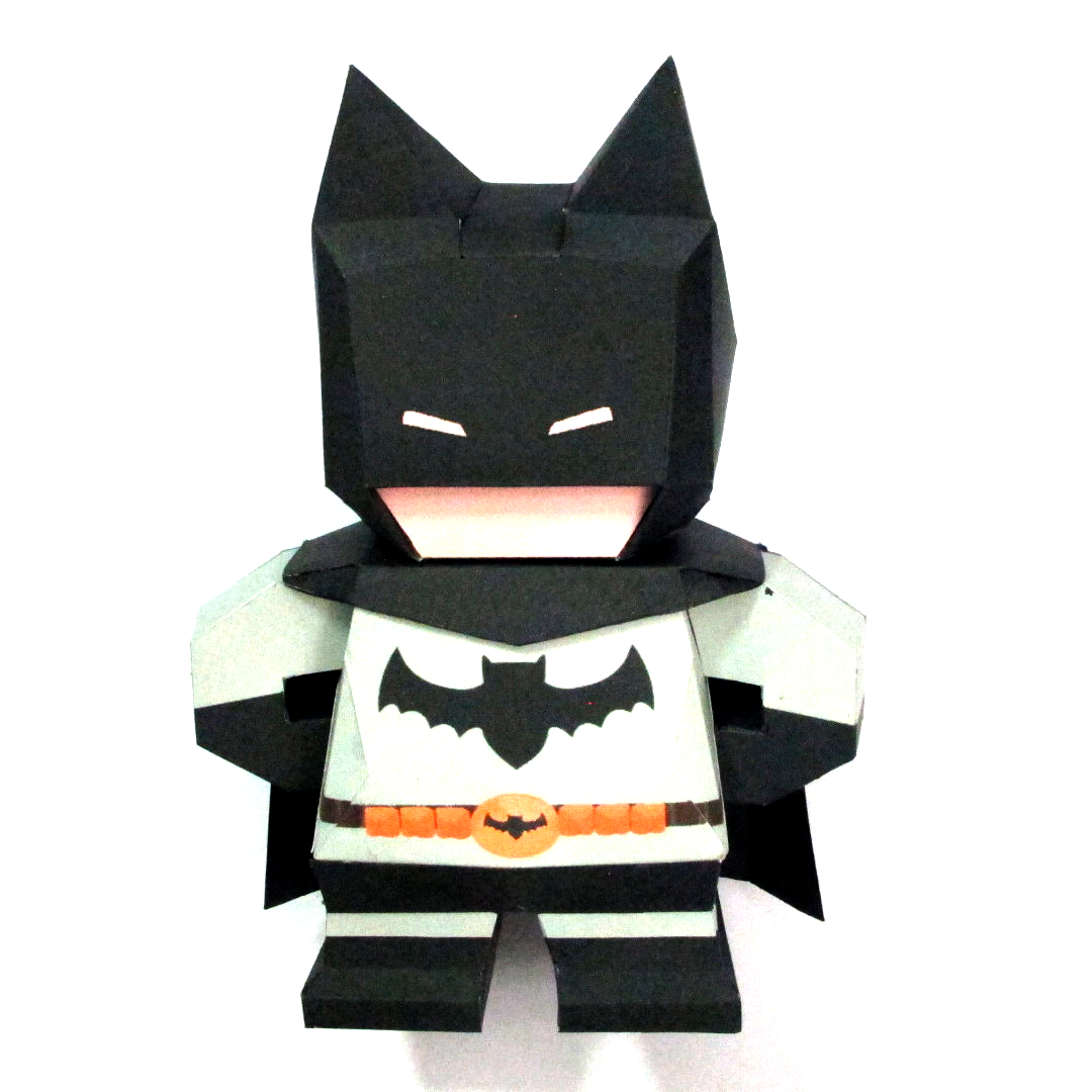 My best paper craft model collections: Chibi Batman Papercraft Model