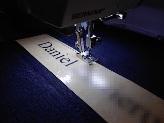 Sewing Adventures: Folding Fabric Nameplate