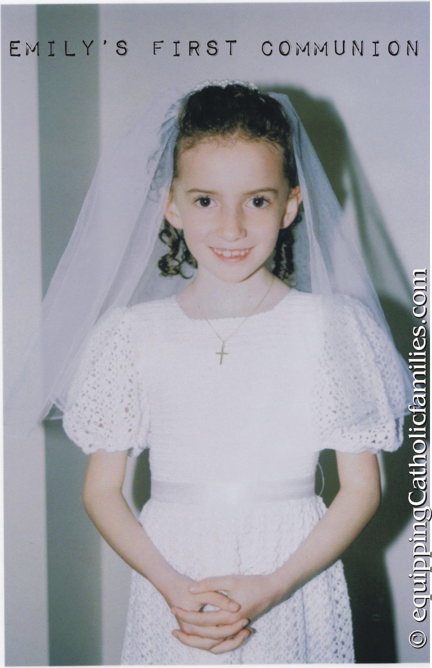 Pope Posts continued: The First Communion Dress - Equipping Catholic ...