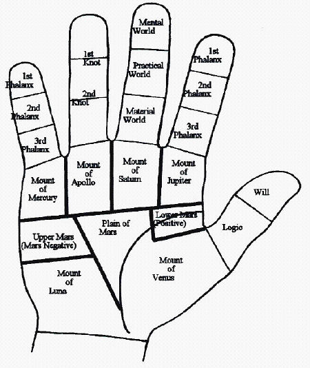 Combination of Mounts - Palmistry Lines