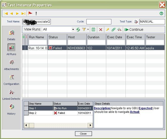 Learned and Shared: Link a defect with test case in Quality Center (QC).