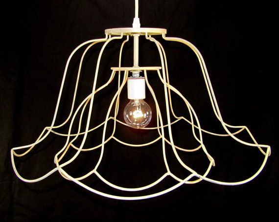 Jenn Ski: Wire lamp shades