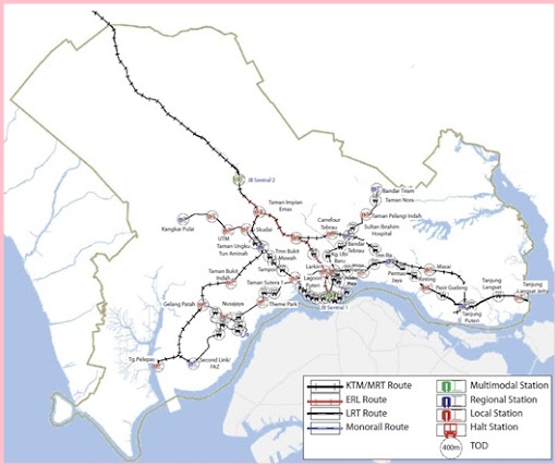 The Paradise of Johor: Location Map