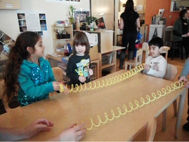 Ms. Finkelstein and Ms. Masserant's Class: How can we get a slinky to move?