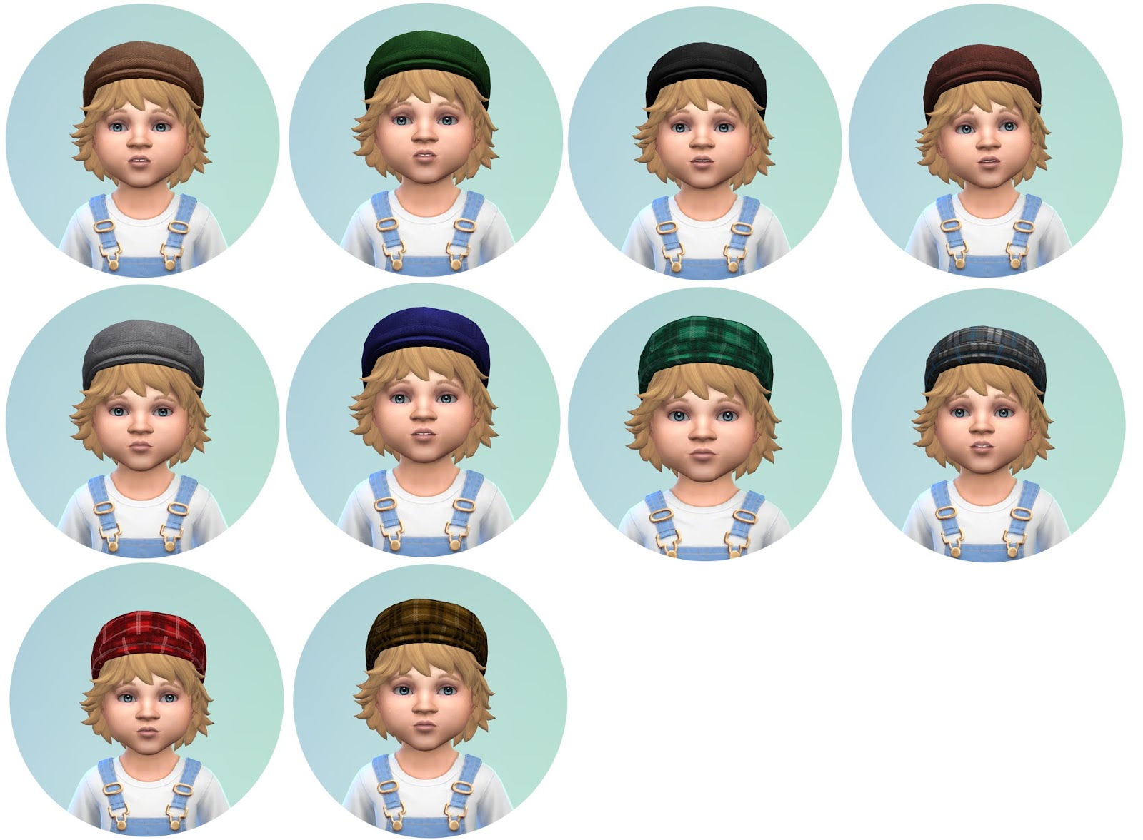 TS4: Toddler's Paper Boy Hat Conversion | History Lover's Sims Blog