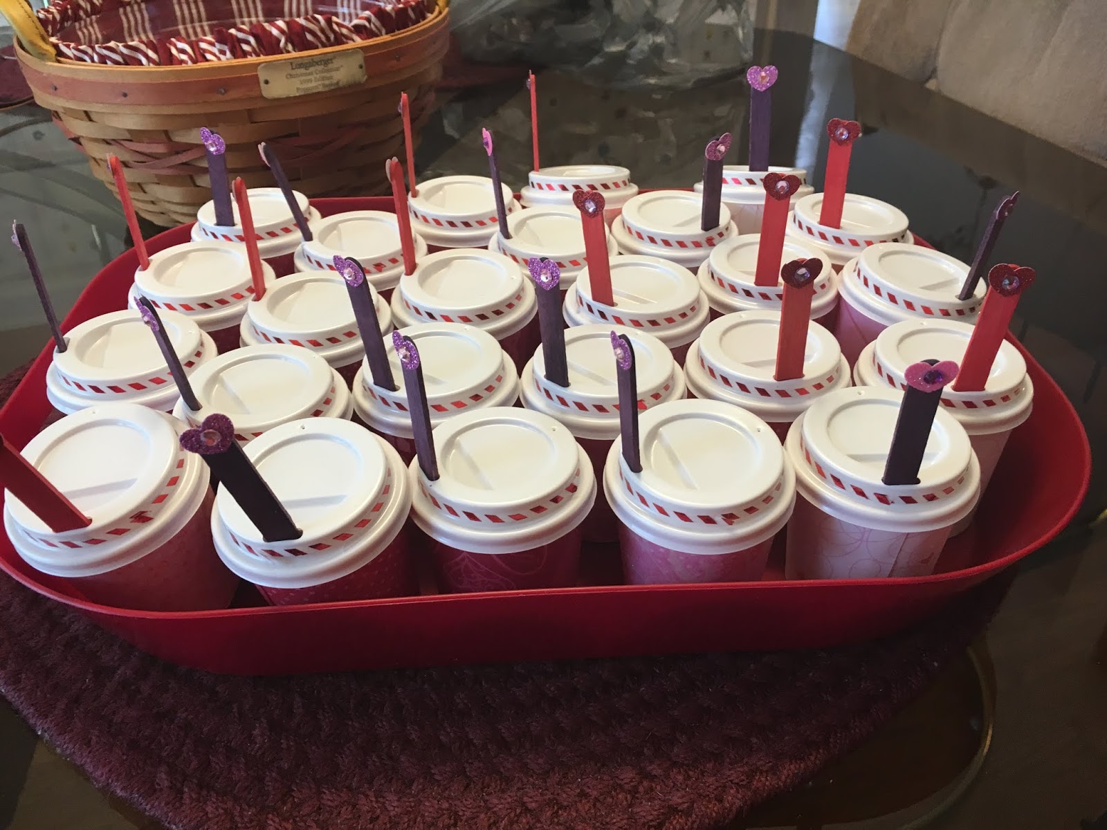 Nanny's Pansy Patch: Valentine Goodie Cups