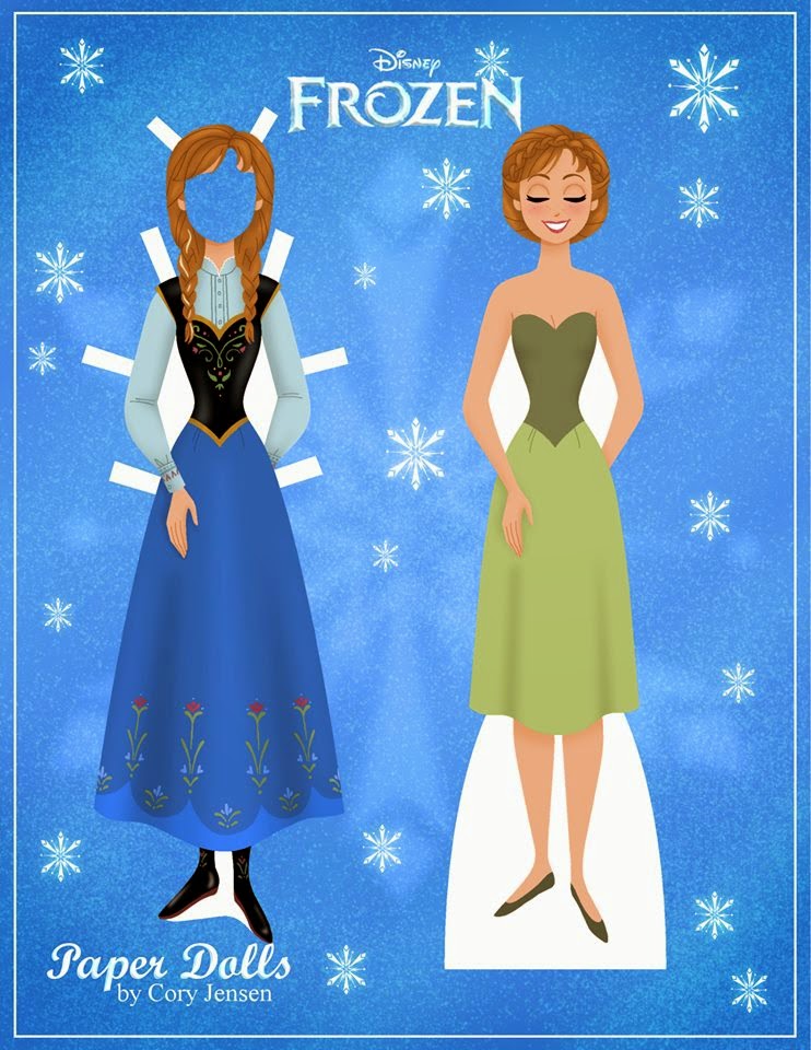 Las Recortables de Veva e Isabel: Frozen Elsa y Anna