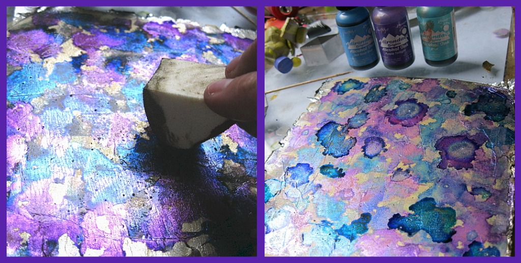 Carol Capaldi Crafts: Alcohol inks and polymer clay.