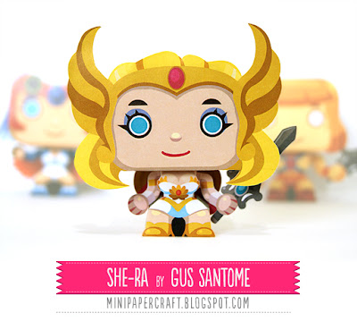 Mini She-Ra Papercraft | Papercraft Paradise | PaperCrafts | Paper ...