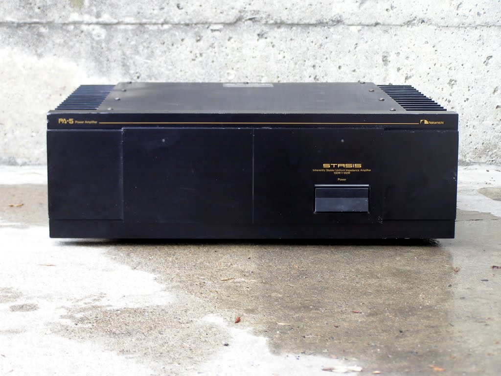 SEVENTIES STEREO: Nakamichi PA-5 Stasis Power Amplifier.