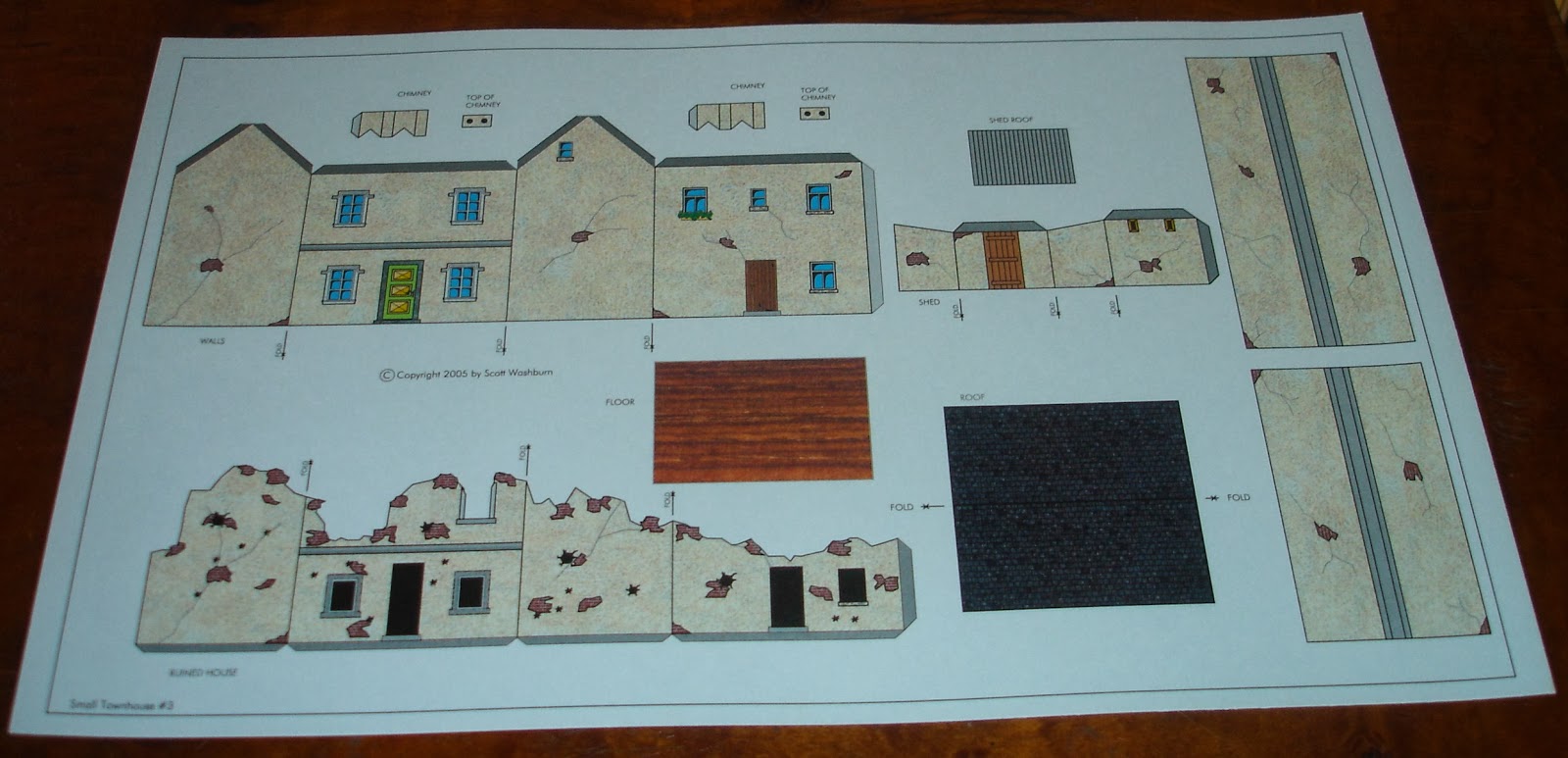 One Sided Miniature Wargaming Discourse: Paper Terrain - European ...