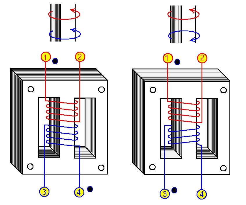 coparoman: Marcas de polaridad en el transformador monofásico