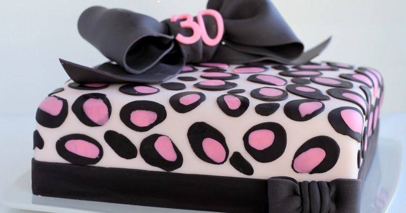 I Love Doing All Things Crafty: Pink Leopard Print Birthday Cake | DIY Cake