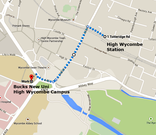 Bucks Animation Blog: Finding Your Way To And Around Bucks New University