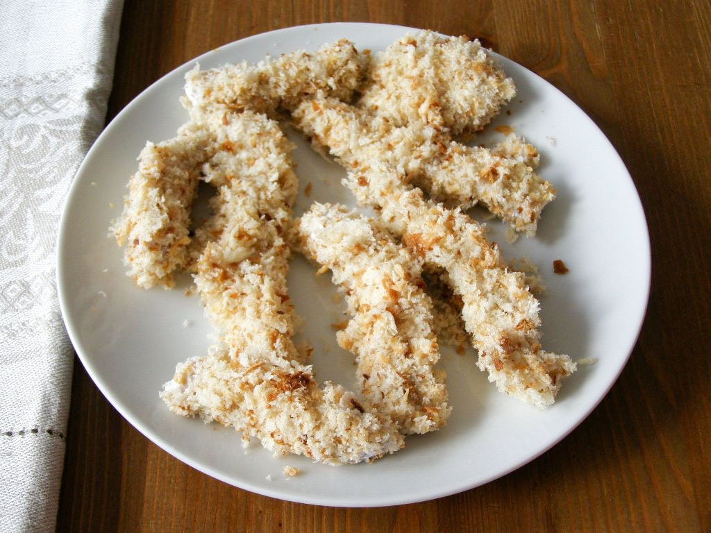 maple•spice: Crispy Fried Almond 'Chicken' with Gravy (Soo Guy)