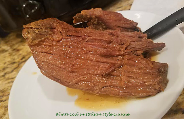 Slow Cooker Italian Bottom Round Roast Recipe | What's Cookin' Italian ...
