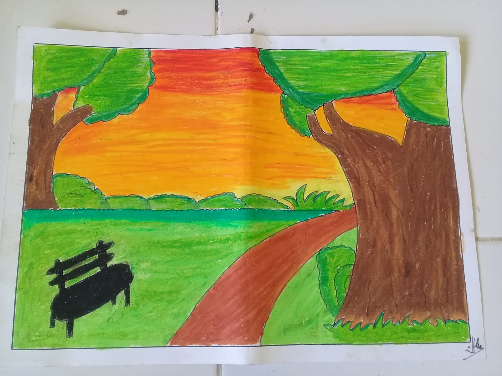 Contoh Gambar Pemandangan: Contoh Gambar Pemandangan Alam Asli