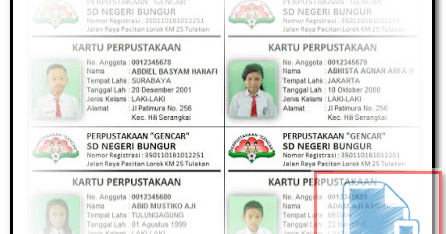 Aplikasi Cetak Kartu Pelajar Format Excel.Xlsm - ID Aplikasi